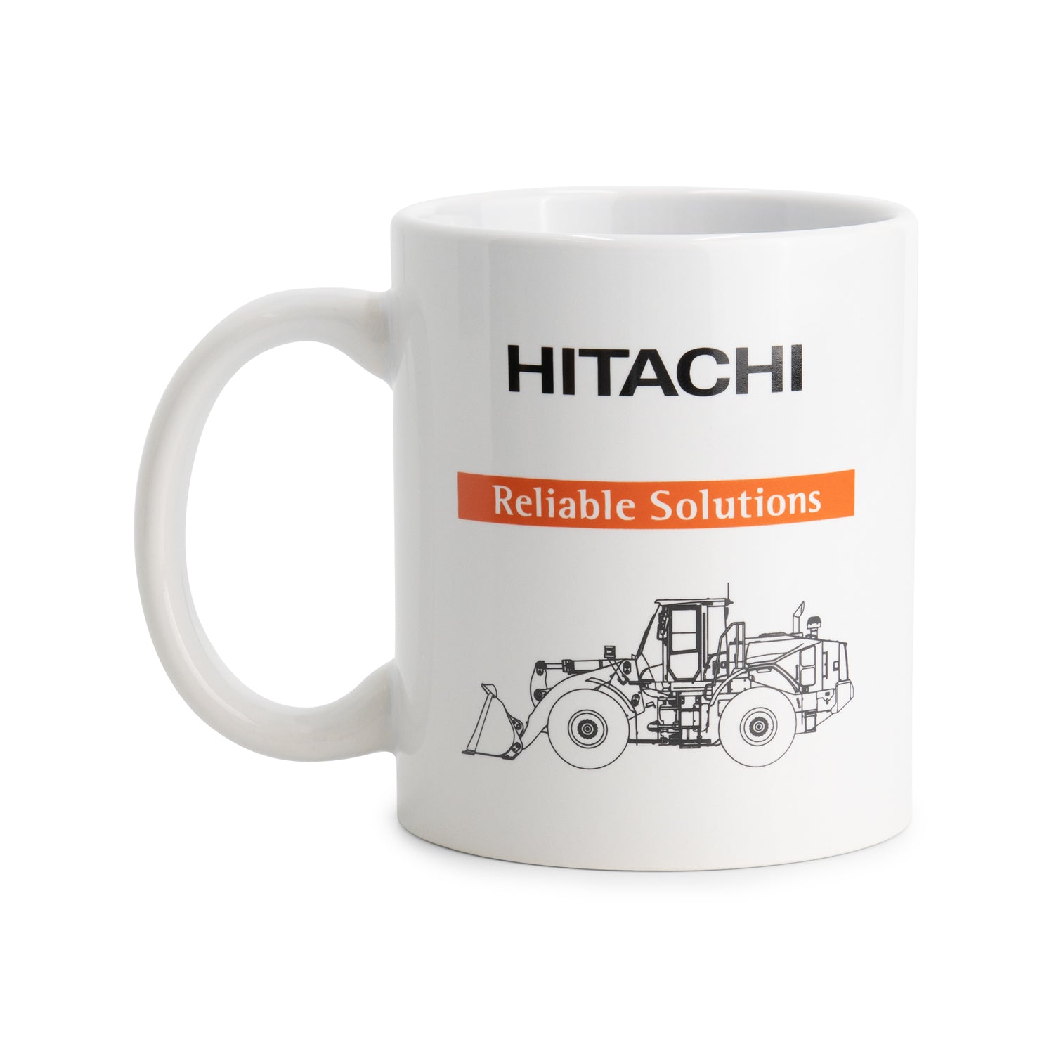 Hitachi mug white