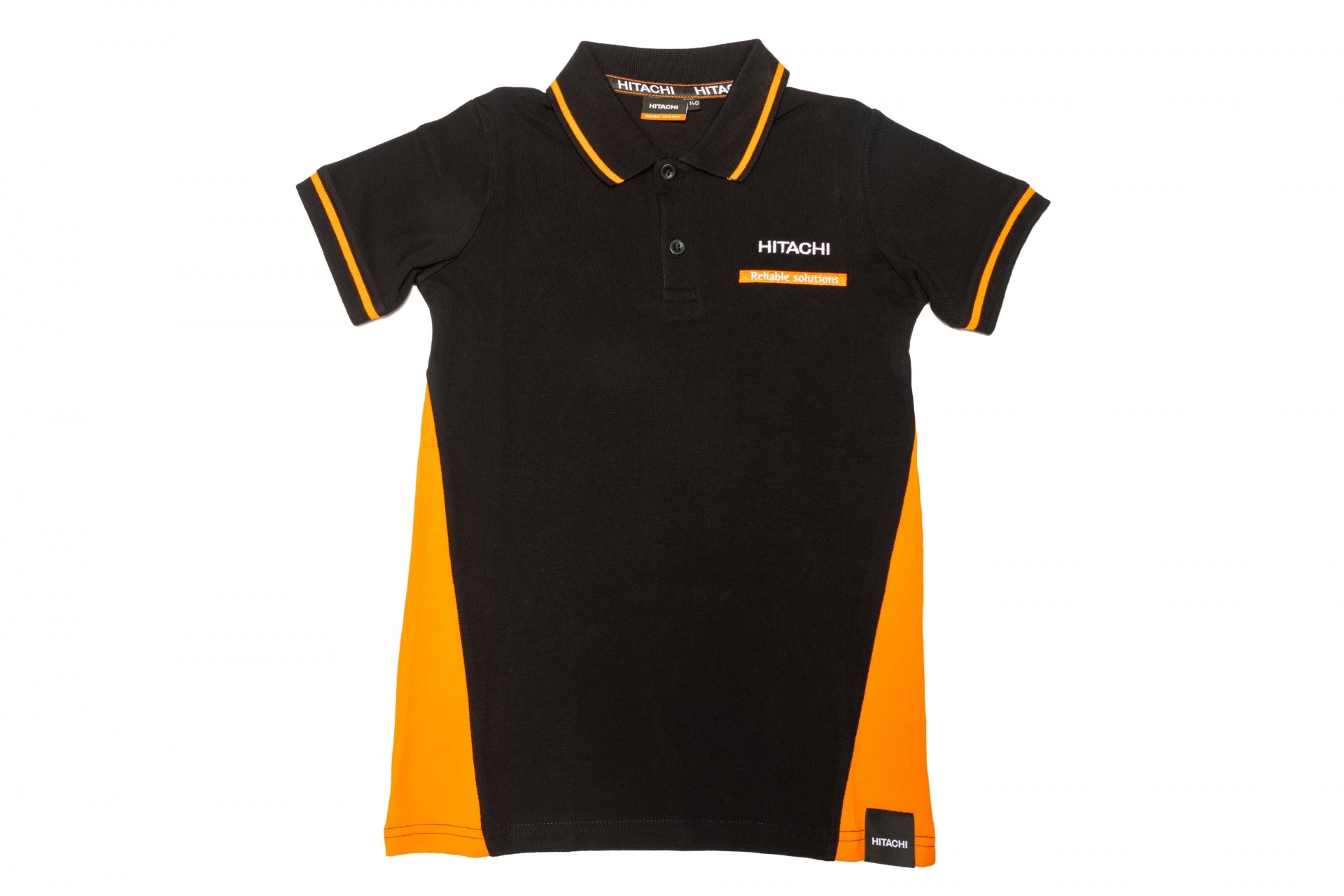 Polo Black Orange-22 kids
