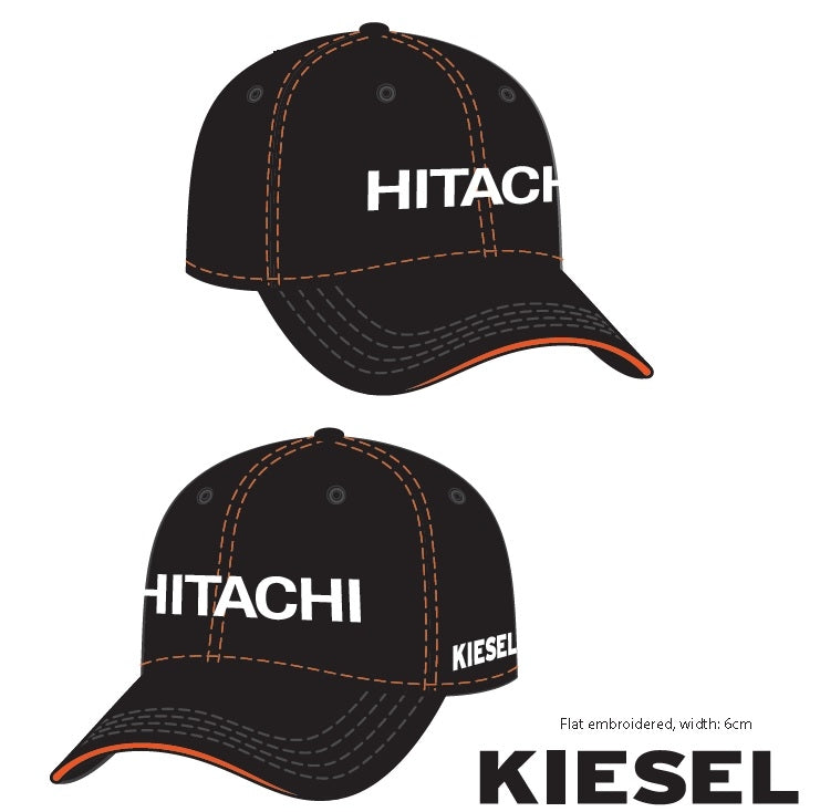 Dealer Cap Kiesel Orange Stitching